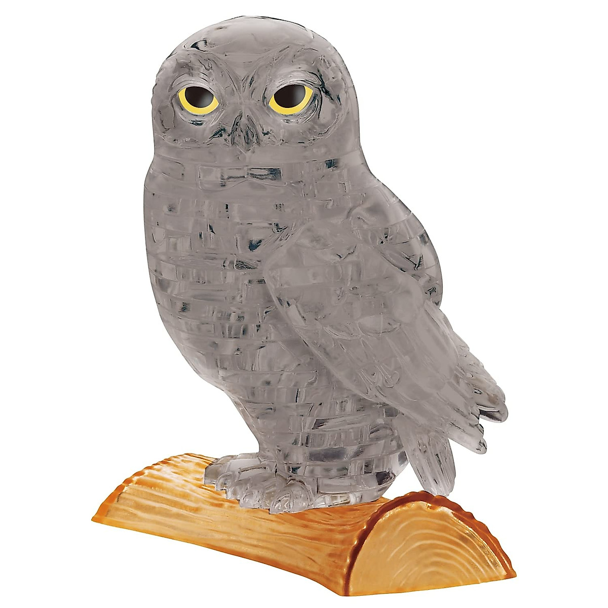 BePuzzled | Owl Original 3D Crystal Puzzle, Ages 12 and Up, Grey