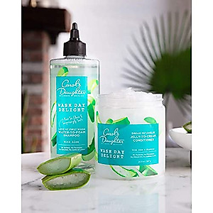 Carol's Daughter Wash Day Delight Sulfate Free Clarifying Shampoo and Deep Conditioner Gift Set with Aloe and Micellar - Best for Curly, Natural, and Textured Hair – Detangle and Moisturize