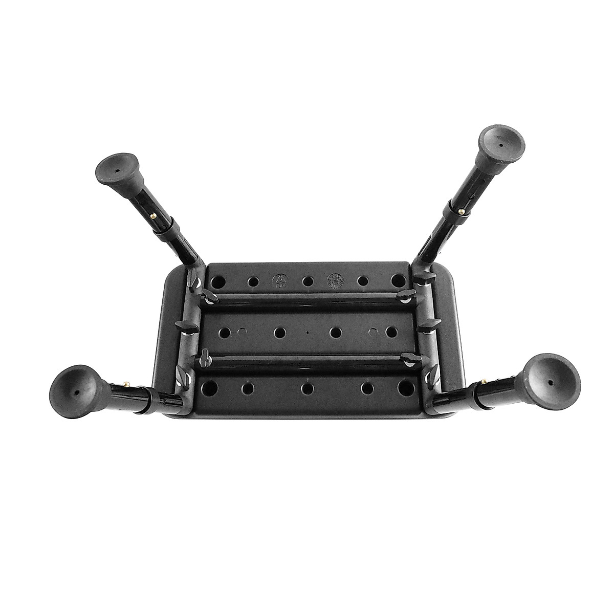 Pepe - Bath Step Stool for Adults Heavy Duty (395 lb, 8" - 10"), Caravan Kitchen Stool, Bath Steps for Elderly, Step Stools for Seniors Adjustable, Non Slip Stepping Stool, Safety Step Stool, Black.