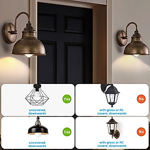 Aovpex Motion Sensor Light Bulbs Dusk to Dawn 13W Equivalent 100W 1100lm Movement Activated Security LED Light Bulb 2700K Warm White, Auto On Off for Porch Garage Basement Hallway Closet, 4 Pack