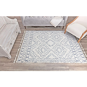 CosmoLiving by Cosmopolitan Reggia Area Rug, Linen White