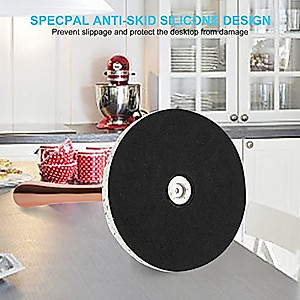 AOWYL Kitchen Paper Towel Holder Countertop, Stainless Steel, Standing, Marble Paper Towel Holder, for Standard and Jumbo-Sized Rolls Paper Towel Stand Holder (Rose Gold)