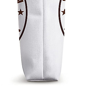 Retro Cowgirl Well Behaved Women Rarely Make History Western Tote Bag