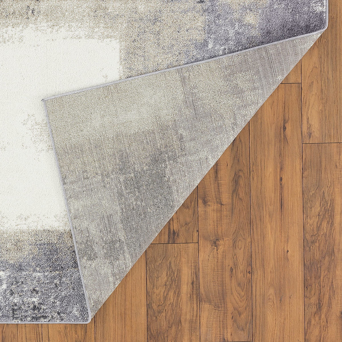 LUXE WEAVERS Abstract Gray 8x10 Area Rug