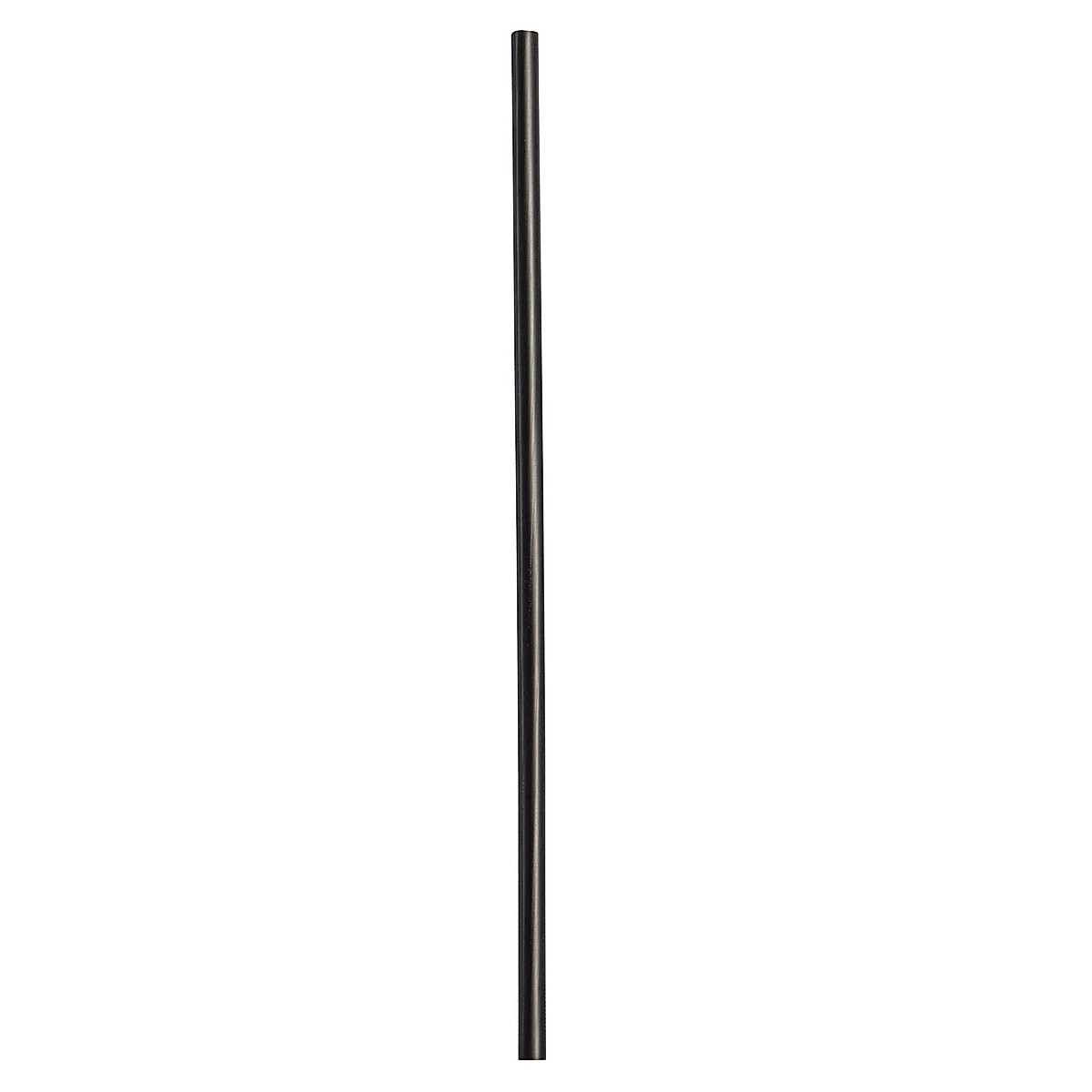 Comfy Package, [500 Count] Disposable Plastic Drinking Straws - 7.75" High - Black