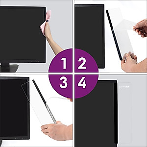 MDOZQ Office Desk Accessories 2pcs Monitor Memo Board Computer Message Board Office Supplies for Women Men Computer Sticky Note Holder Home Office Accessories Desktop Message Office Decor