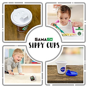 GAMAGO Rise and Shine Sippy Cup, Multicolor, 5", 4 Ounce