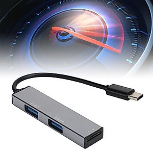 3 in 1 USB C ,USB Docking Station,Multi Port Type C Adapter,Type?C Interface Converter,Plug?in Reader, Extension,Dual USB 3.0 Ports,for Flash Drives, Mice, Keyboards