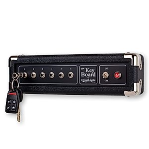 DropLight Ind. Handcrafted Guitar Amp Wall Mounted Key Holder with 6 Keychains (Hammer)