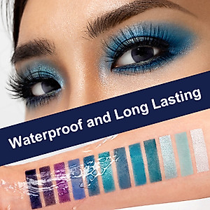 SEEUI Makeup Palette Easy to Blend 24 Shades Metallic and Shimmers Eyeshadow Sweatproof and Waterproof Eye Shadows Rainbow Eyeshadow Palette