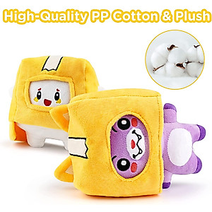 YWYWVVS Foxy Boxy Rocky Plush, Soft Stuffed Plush Toys Gift Set, Great Graduation Birthday Gifts for Boy Girl Friend Kids