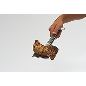 GrillPro 40240 16-Inch Stainless Steel Tong/Turner Combination, Silver