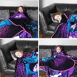 Franco - A48878 Kids Bedding Super Soft Plush Microfiber Blanket, Twin/Full Size 62" x 90", Disney Descendants 3