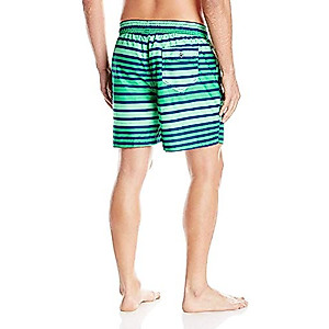 Kanu Surf Men's Standard Capri Swim Trunks (Regular & Extended Sizes), High Tide Green, Medium
