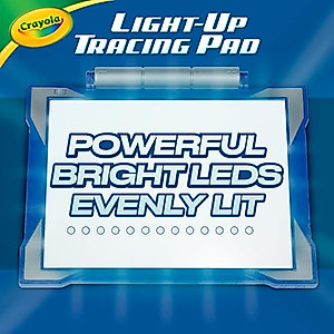 Crayola Light Up Tracing Pad - Blue, Tracing Light Box for Kids, Drawing Pad, Toys for Kids, Gift for Boys & Girls, Ages 6, 7, 8
