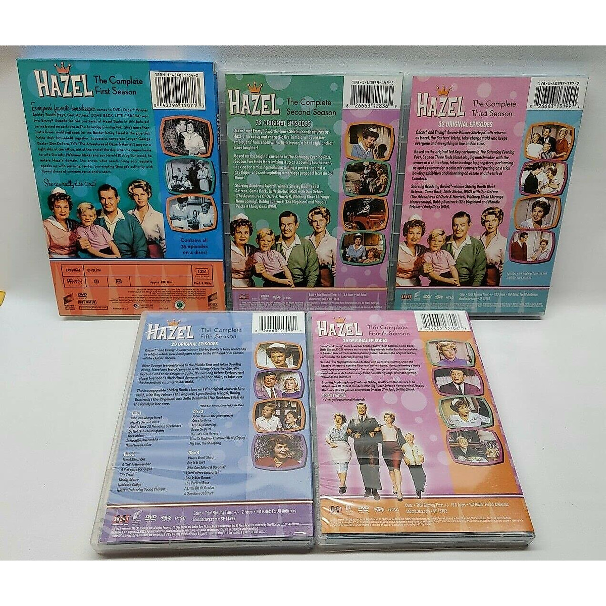New Hazel The Complete Series Seasons 1-5 (DVD)