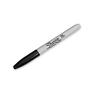 Sharpie 30162PP Fine Point Permanent Markers, Black, Permanent Ink, Ink Dries Quickly and Resists Both Fading and Water, Blister of 2 Markers, Pack of 3 Blisters, 6 Markers Total