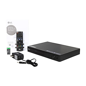 LG BP350 Blu-ray Player with Streaming Services and Built-in Wi-Fi, Black