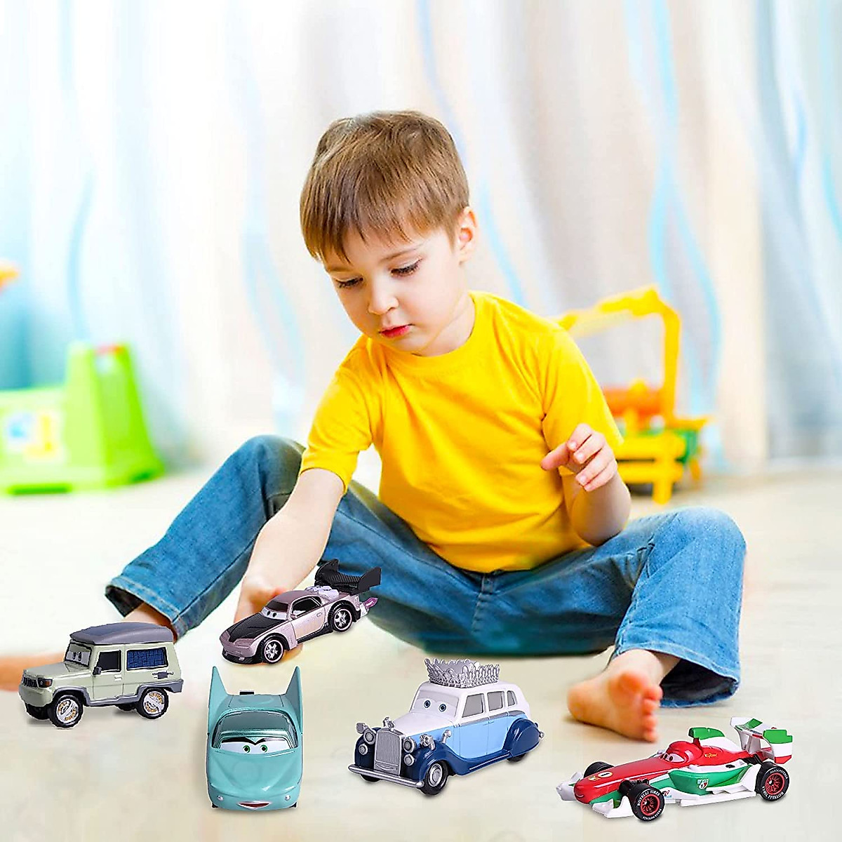 VIAMAZ Toy Cars 1:55 Scale Die-Casting Car Metal Alloy Boy Kid Toy, Birthday Gift for Kid, Safety Toy Cars for Kid, Multi-Color and Style for Choosing