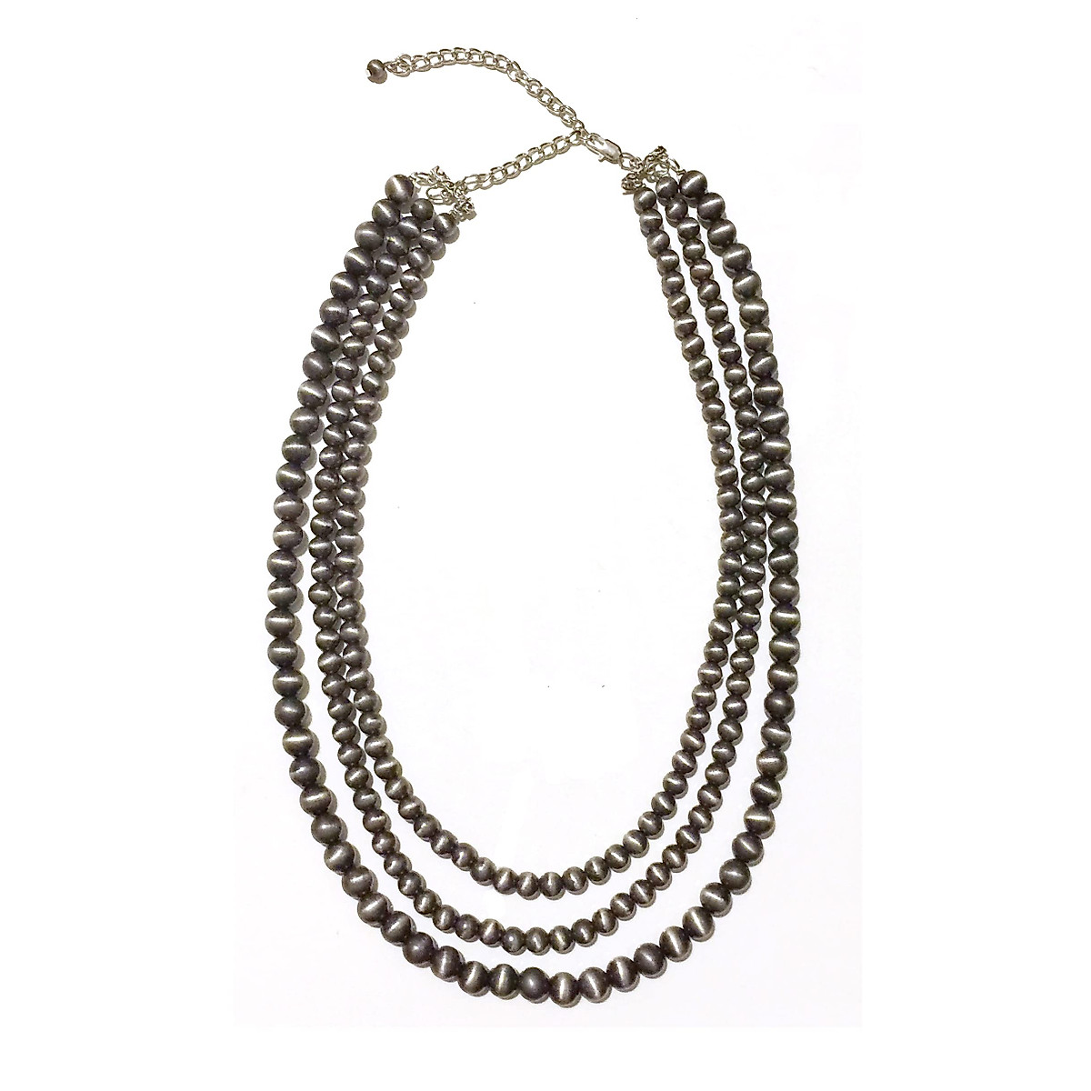 J CHRONICLES Western Navajo Pearl Multi strand Necklace (N-1104)