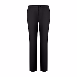 Kelyaa Women's 2 Piece Suit Lady 2 Button Notched Lapel Business Work Office Slim Fit Blazer Jacket Pants Set Black