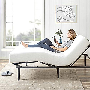 ZINUS Smart Adjust(TM) Metal Adjustable Bed Frame / Mattress Foundation with Remote / Head and Foot Incline / Ergonomic Positioning for Better Health and Relaxation / Easy Tool-free Assembly, Full