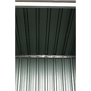 Huisuilinss Metal Outdoor Storage Shed 6x4 FT, with Floor Frame Waterproof UV Protection Storage House Garden Shed with Lockable Door for Garden Backyard Patio Lawn