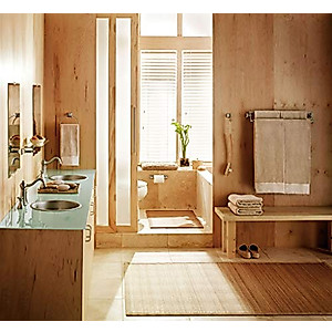 Moen DN8322BN Retreat 24-Inch Bathroom Double-Towel Bar, Brushed Nickel