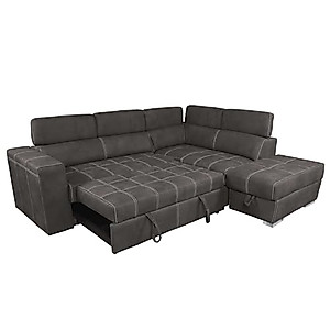 58943 Sectional, Grey