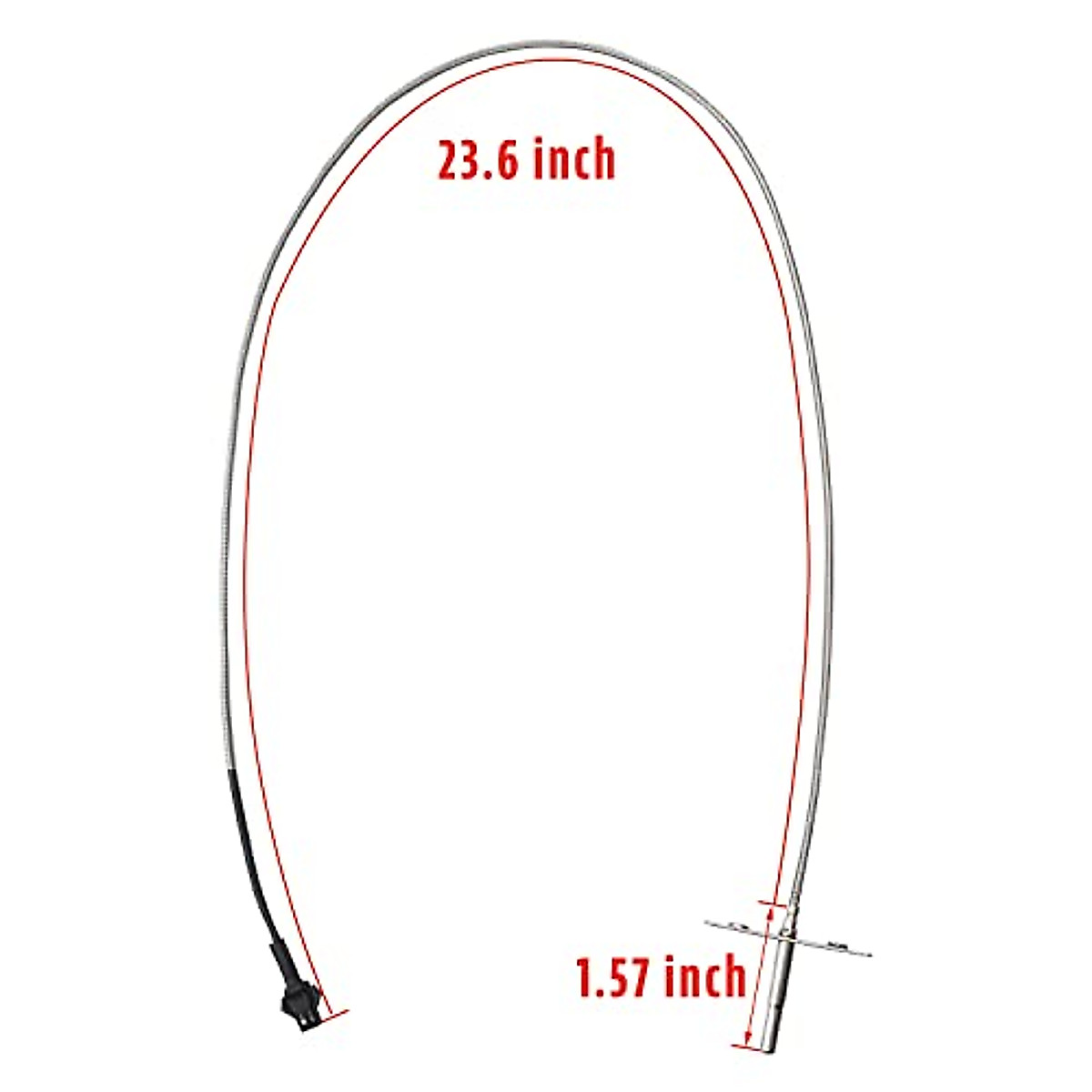 RTD Temperature Sensor Probe Compatible with Pit Boss 2-Series 3-Series Digital Electric Vertical Smoker, Part Number PB-39P600 Part, Electric Grill Temperature Probe Sensor