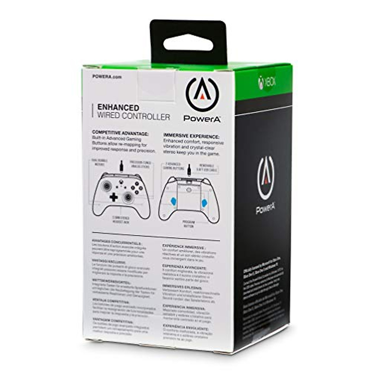 XBOX ONE enhanced wired controller- PowerA, Emerald Fade