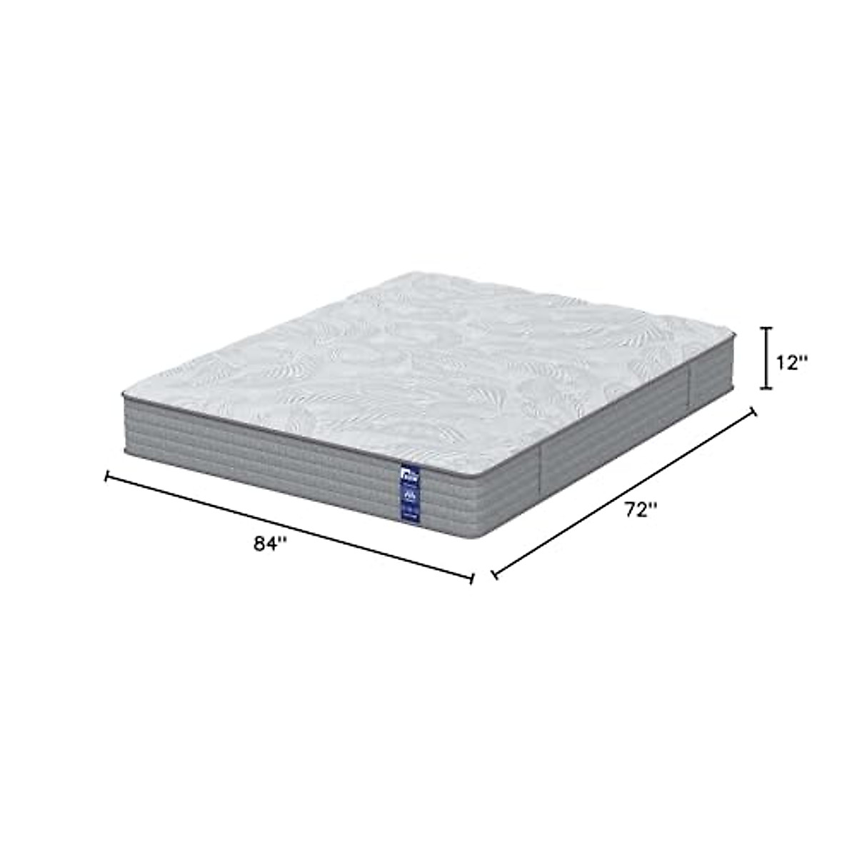California King Mattress in a Box Medium Firm Hybrid Cal King Mattress with Latex Memory Foam CertiPUR-US Certified (12 in, CA King)
