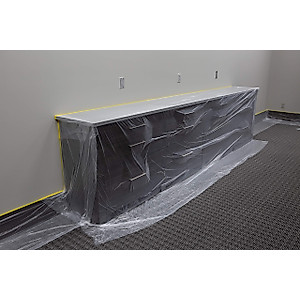 PlazMask Pre-Taped Masking Film, 5-Feet X 65-Feet