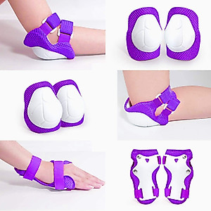 Adjustable Helmet for Ages 5-16 Kids Toddler Boys Girls Youth,Protective Gear with Elbow Knee Wrist Pads for Multi-Sports Skateboarding Bike Riding Scooter Inline skatings Longboard Roller Skate