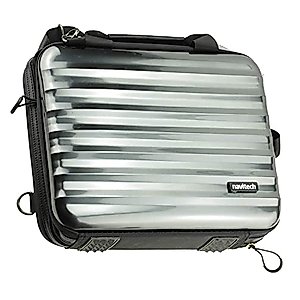 Navitech Grey Hardshell Messenger Bag Compatible With Asus Zenbook 14X - 14" OLED Space Edition (UX5401)