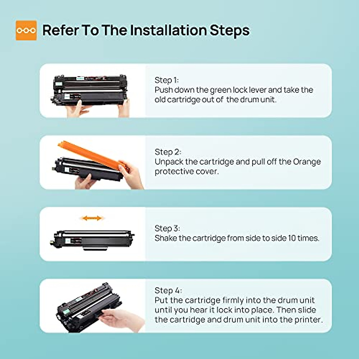 TN227 TN-227BK/C/M/Y High Yield Compatible Toner Cartridge Replacement for Brother TN227 TN 227 TN223 Compatible with MFC-L3770CDW MFC-L3750CDW MFC-L3710CDW HL-L3270CDW HL-L3210CW Printer, 5 Pack