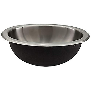 RecPro RV 10" x 13" Stainless Steel Oval Sink | Single RV Kitchen Sink | RV Sink | Camper Sink | Single Bowl Sink (No Faucet)