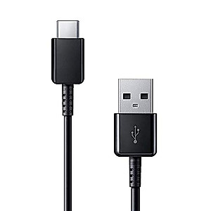 Adaptive Fast Charging Wall Charger and 5-Feet USB Type C Cable Kit Bundle Compatible with Samsung Galaxy S23/S22/S21/S20/S10/S9/S8/Note 20/Note 10/Note 9/Note 8 & Other Smartphones (Black) (1-Pack)