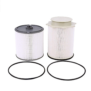 ONER AUTO PARTS Fuel Filter Water Separator Set ，Compatible With 2019 2020 2021 Dodge Ram 2500 3500 4500 5500 6.7L Diesel Engines ,Replaces# 68157291AA 68436631AA