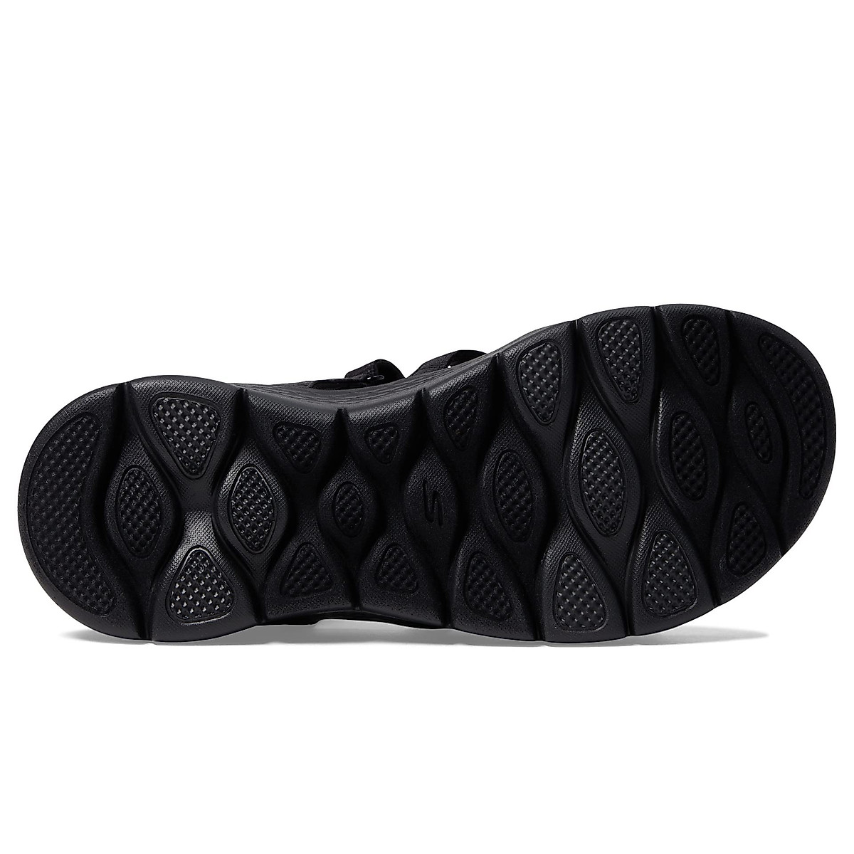 Skechers womens Go Walk Flex - Sunshine Sandal, Black, 9 US