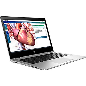 HP 2QU70UT#ABA Elitebook X360 1030 G2 13.3" Flip Design Notebook, Windows, Intel Core I7 2.7 Ghz, 8 GB Ram, 512 GB SSD, Silver