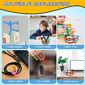 Magnetic Travel Toys for Toddler 5PCS, Easter Basket Stuffers Gift, Airplane Travel Activities Essential Fidget Toys for Kids Adult Fun Magnetic Men People Fridge Magnet for Toddler 1 2 3 4 5 Year Old