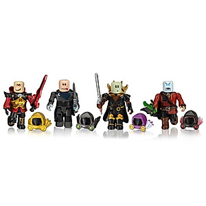 Roblox Action Collection - Dominus Dudes Four Figure Pack [Includes Exclusive Virtual Item]