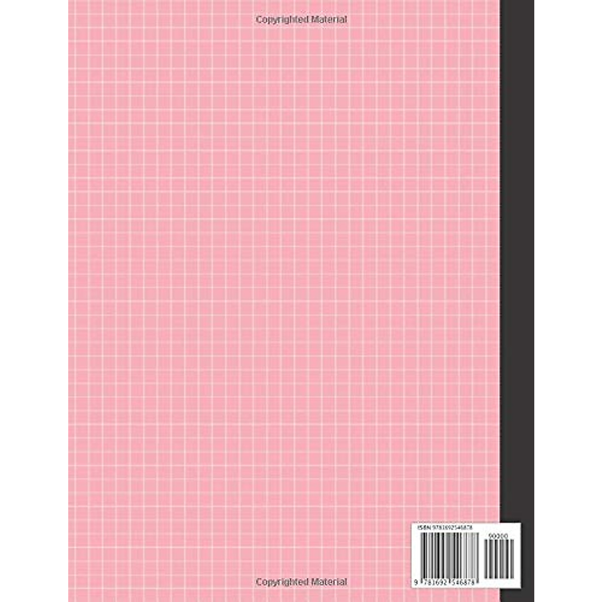 Graph paper Composition Notebook: Grid Paper Notebook | Quad Ruled | 100 Pages | 8.5 x 11" | Pink