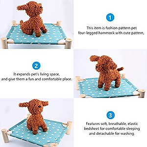 balacoo Elevated Dog Cat Bed Portable Raised Pet Cot for Dogs Puppy Cat Indoor Outdoor