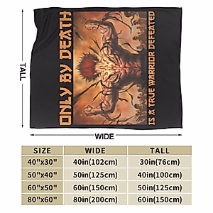 Anime Baki The Grappler Flannel Blanket Comfortable Fleece Blankets for Sofa Chair Bed Home Cars Ornament 40"X30"