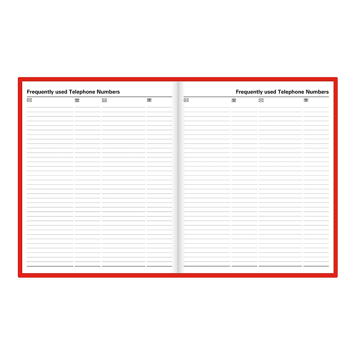 Letts of London Standard Daily Planner, 12 Months, January to December, 2024, Day-Per-Page, Quarto Size, 10.25" x 8.25", Burgundy (C10YBY-24)