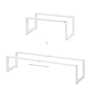 QUALIAZERO Expandable Shoe Rack Organizer for Closets, Entryways, Hallways, Bedrooms, Living Rooms, Kitchens, Bathrooms, Laundry Rooms (SATIN SNOW, 1 PACK)