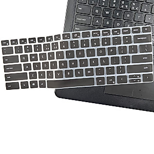 Keyboard Cover for 14" Dell Inspiron 14 5410 5415 5418 5420 5425 5430 7415 7420 7425 7430/13.3" Inspiron 13 5310 5320/16" Inspiron 16 5635 5630 5620 5625 7635 7620/Dell Latitude 3320 3420-Black