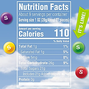 SKITTLES Original Summer Chewy Candy, Grab N Go, 9 Oz Resealable Candy Bag